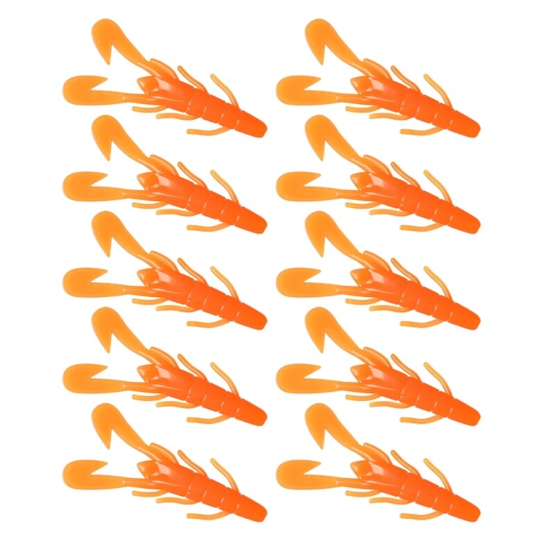 10 шт. Мягкие приманки для рыбалки 8 см 6 г