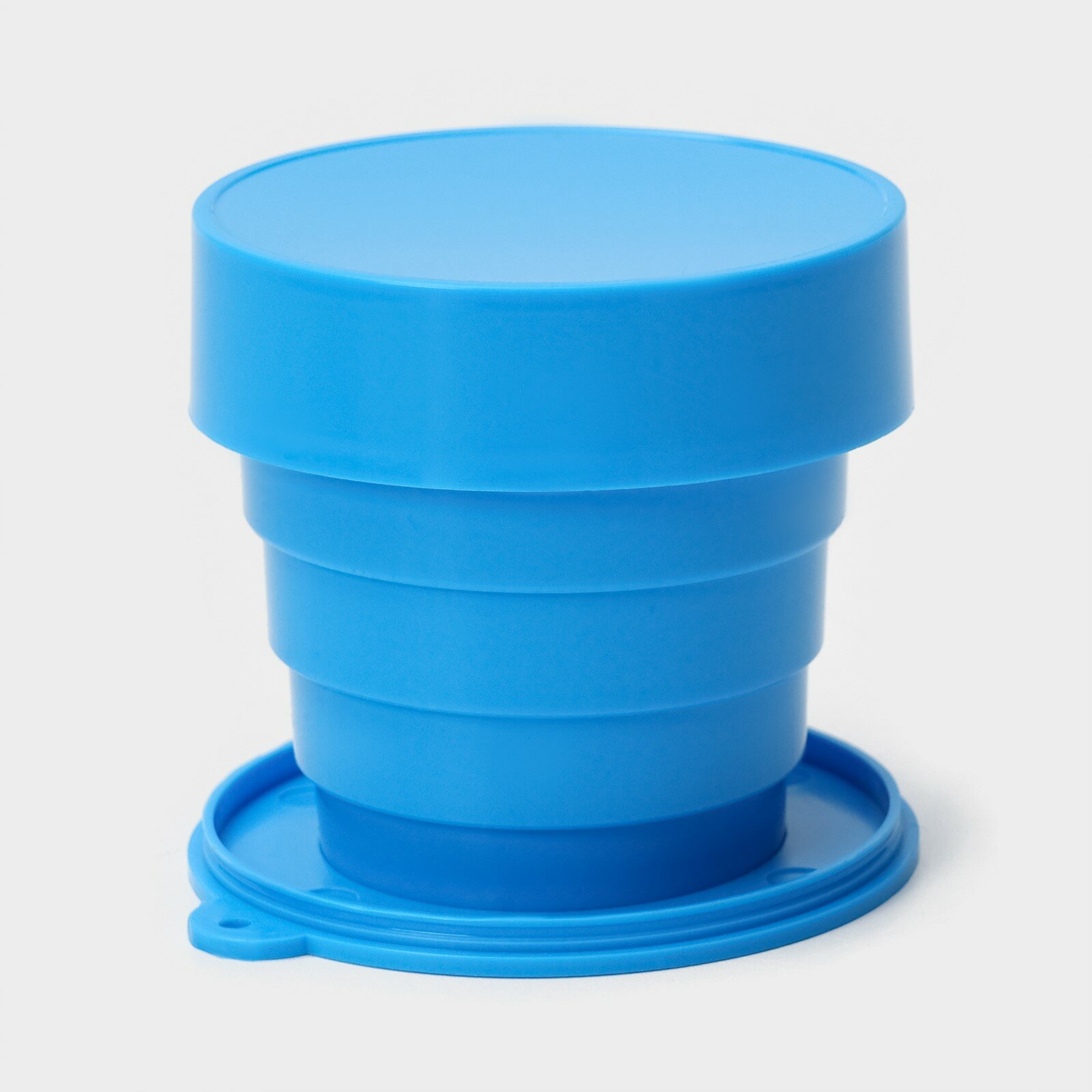 Стакан для кофе складной многоразовый пластиковый, 130 мл, цвет микс