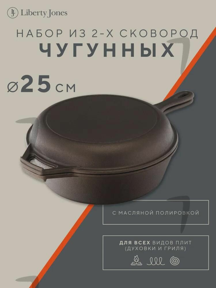Сковорода Сковорода, с крышкой, с фиксированной ручкой