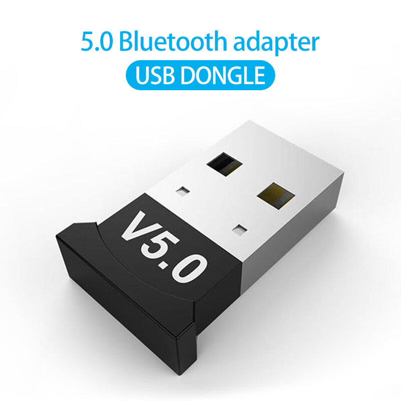 Aдаптер V5.0 беспроводной Bluetooth Dongle USB Bluetooth 5.0 Bluetooth передатчик для ПК ноутбука