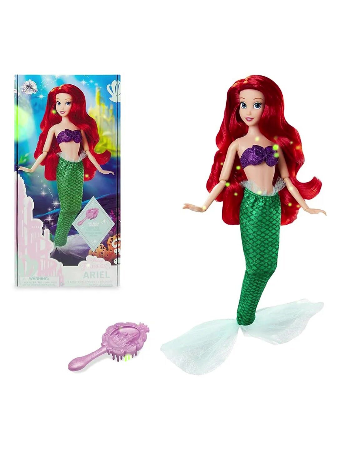 Disney Princess Ariel /Дисней The Little Mermaid Ariel коллекционная кукла игрушка, кукла для девочки