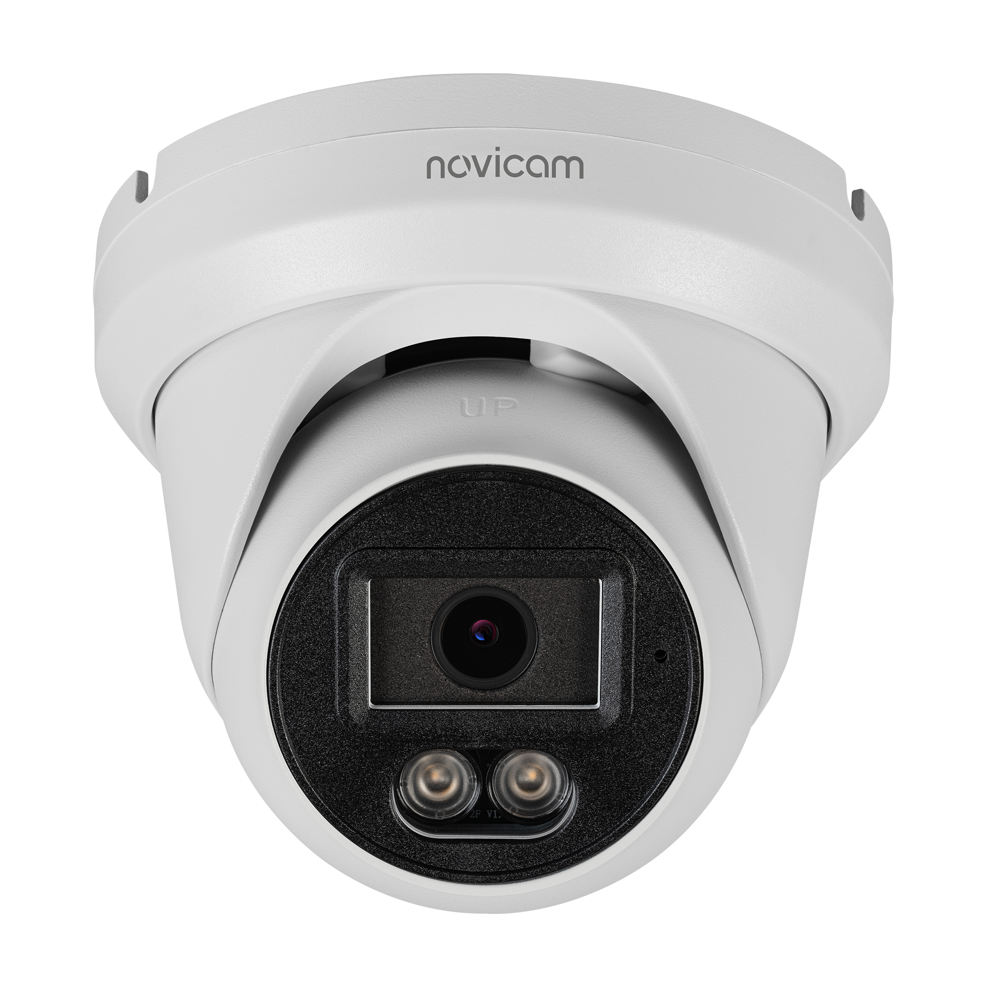 LUX 22M Novicam v.1102V - IP видеокамера шар, матрица 1/2.8" CMOS, 2 Мп 25 к/с, объектив фиксированный 2.8 мм, уличная всепогодная IP67, ИК+видимая подсветка 30м, 0.1 люкс, DC 12В/PoE