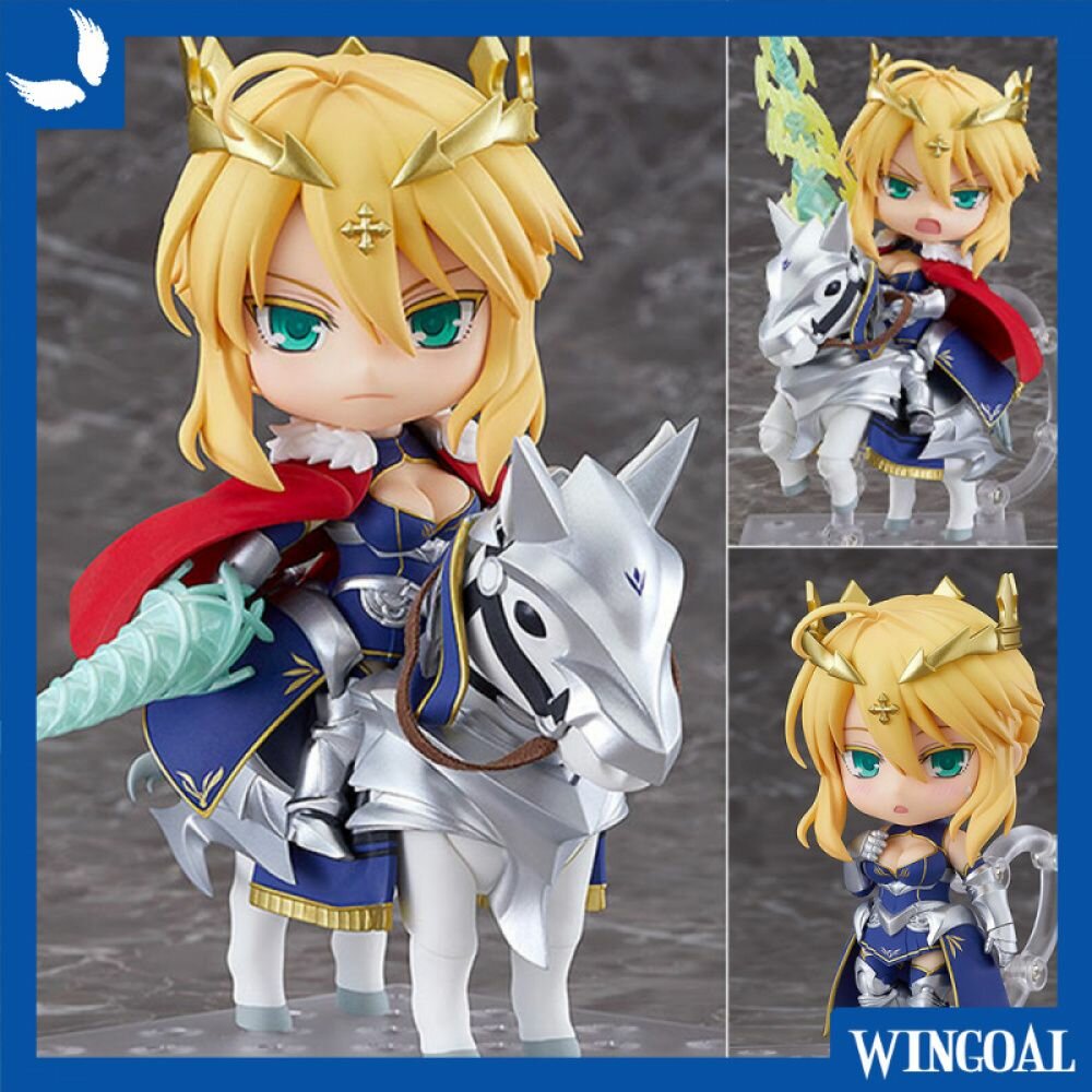 Фигурка Нендороид Лансер Альтрия Пендрагон / Fate/Grand Order Lancer Altria Pendragon & Dun Stallion подарок для фаната (14 см) 1532-DX