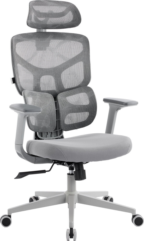 Кресло руководителя Everprof Omega Grey, обивка - сетка, цвет-серый