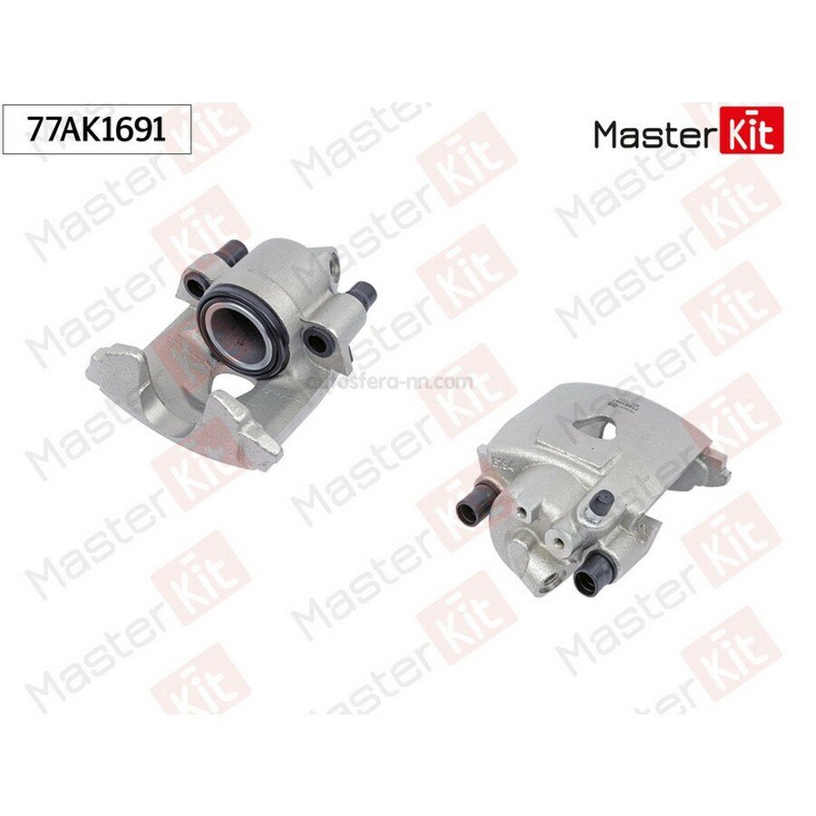 MASTERKIT 77AK1691 суппорт тормозной! пер. пр.\Seat Cordoba/Ibiza, VW Golf/Polo 1.0/1.4/1.6/1.8/1.7D/1.9D 91-01