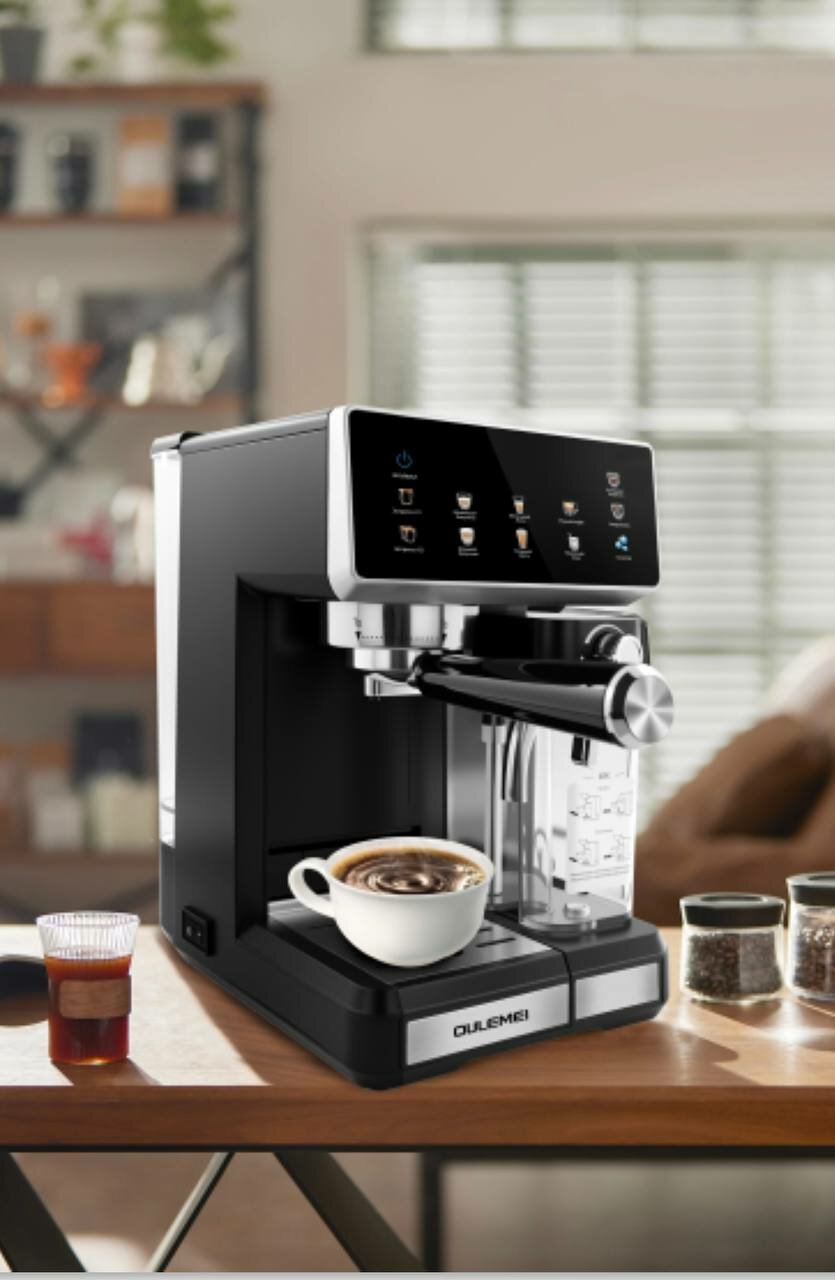 Кофемашина 20 бар 1350 Вт 1.8 л Сенсорный экран Автоматическая очистка