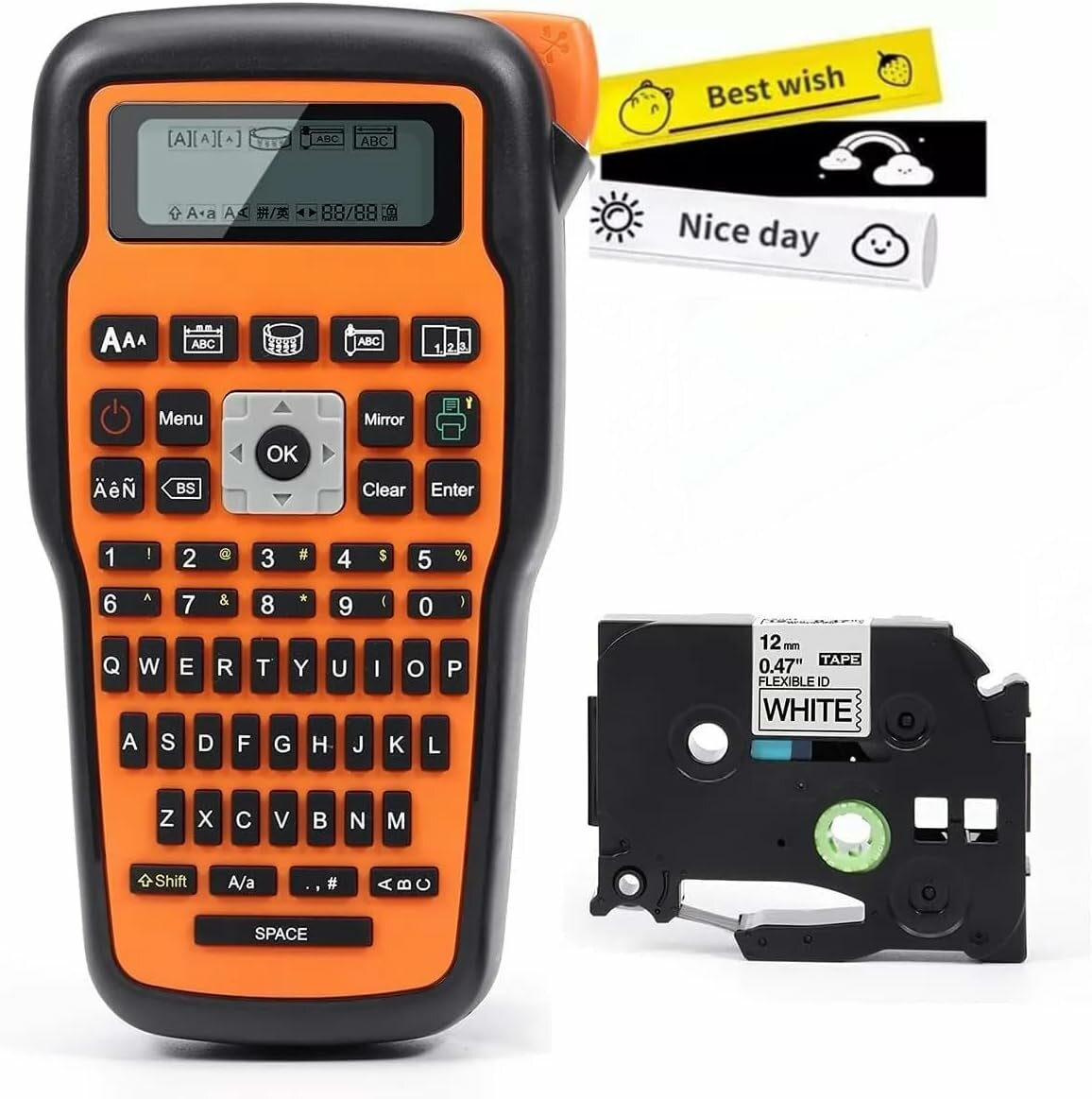 Портативный принтер Phomemo E1000 PRO, серый, 220x125x110 мм E1000 PRO серый (1 рулон 12 мм)