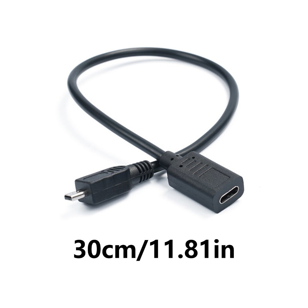 Кабель OTG Mini USB 8 Pin — USB Type-C — фото 1