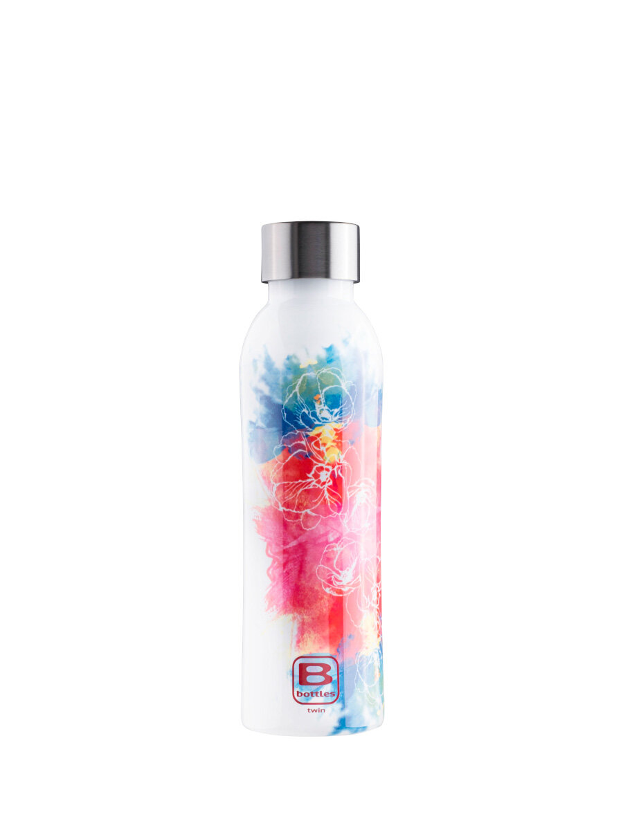 Термос Bugatti B Bottle Twin watercolor red & blue BBT-3W500IS, 500мл