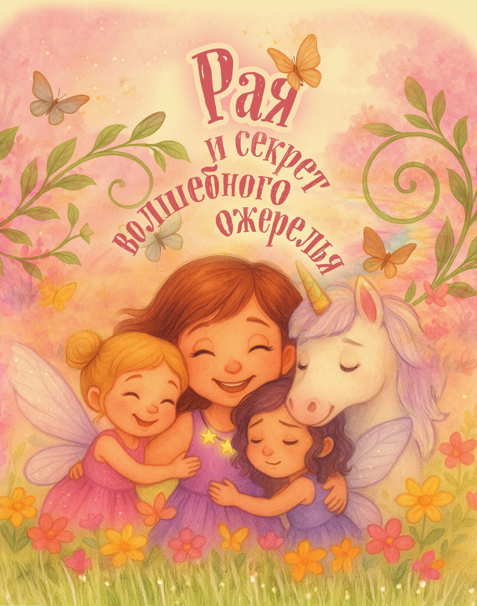 Рая и секрет волшебного ожерелья. Именная книга для девочек с заданиями