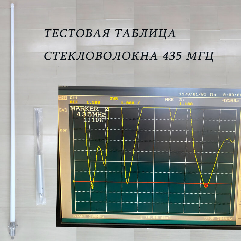 Надежная Всесторонняя Антенна 435 МГц (5.5 dBi, 100Вт) для Бесперебойной Связи!