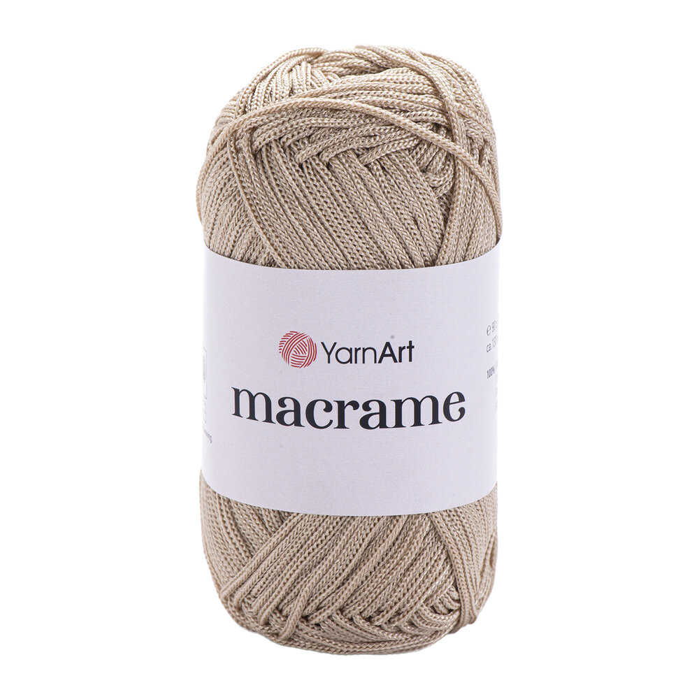 Пряжа для вязания YarnArt Macrame 166 бежевый 90 гр/130 м 100% полиэстер
