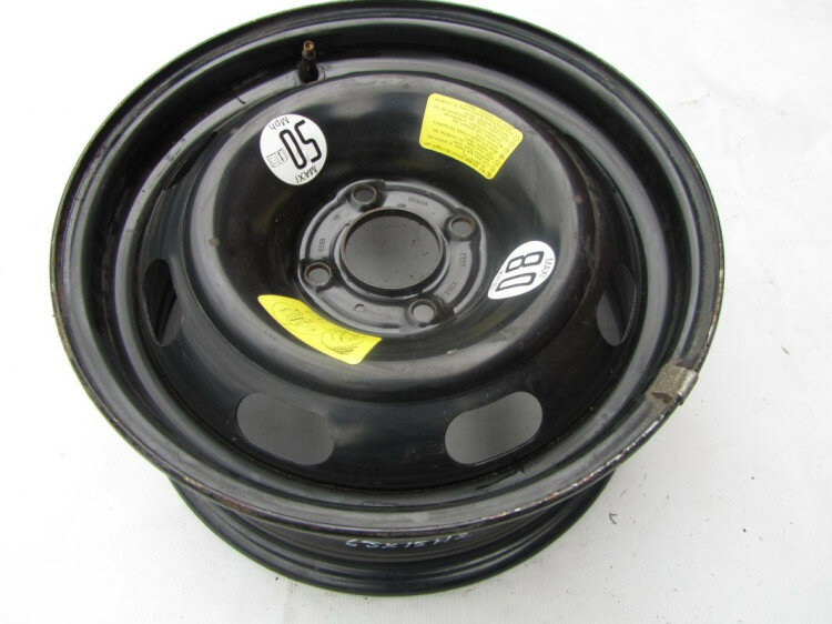 Диск стальной R15 6Jx15H2 ET27 4x110 D63 0956A 655B X353 104928125856 запасное колесо докатка Dunlop