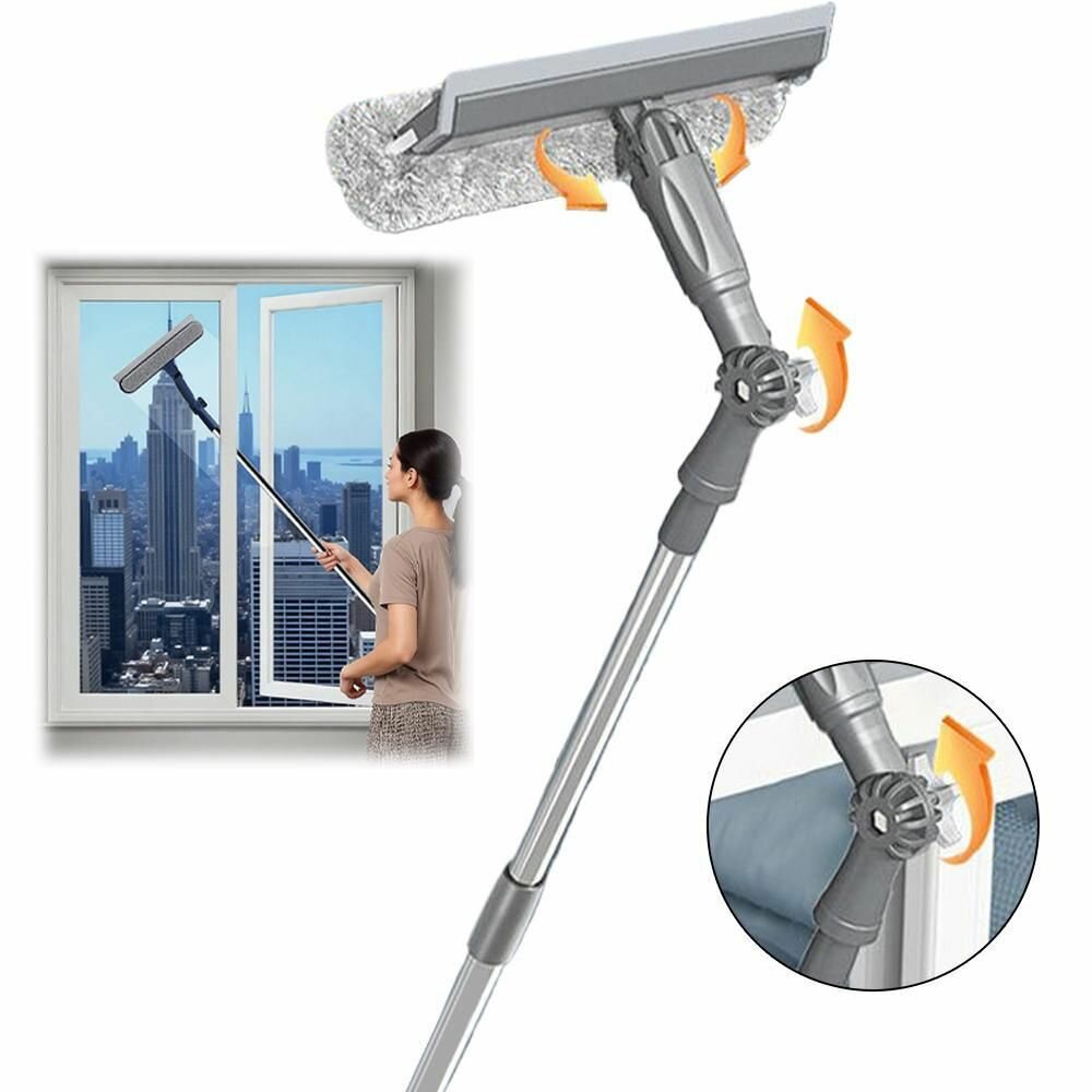 Двусторонняя швабра для мытья окон
