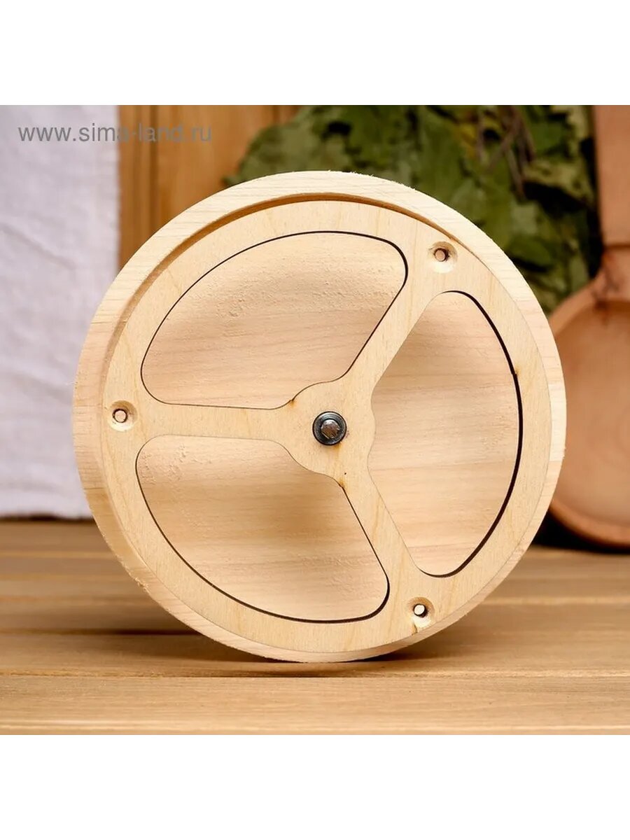 Эстетичный деревянный вентиляционный клапан