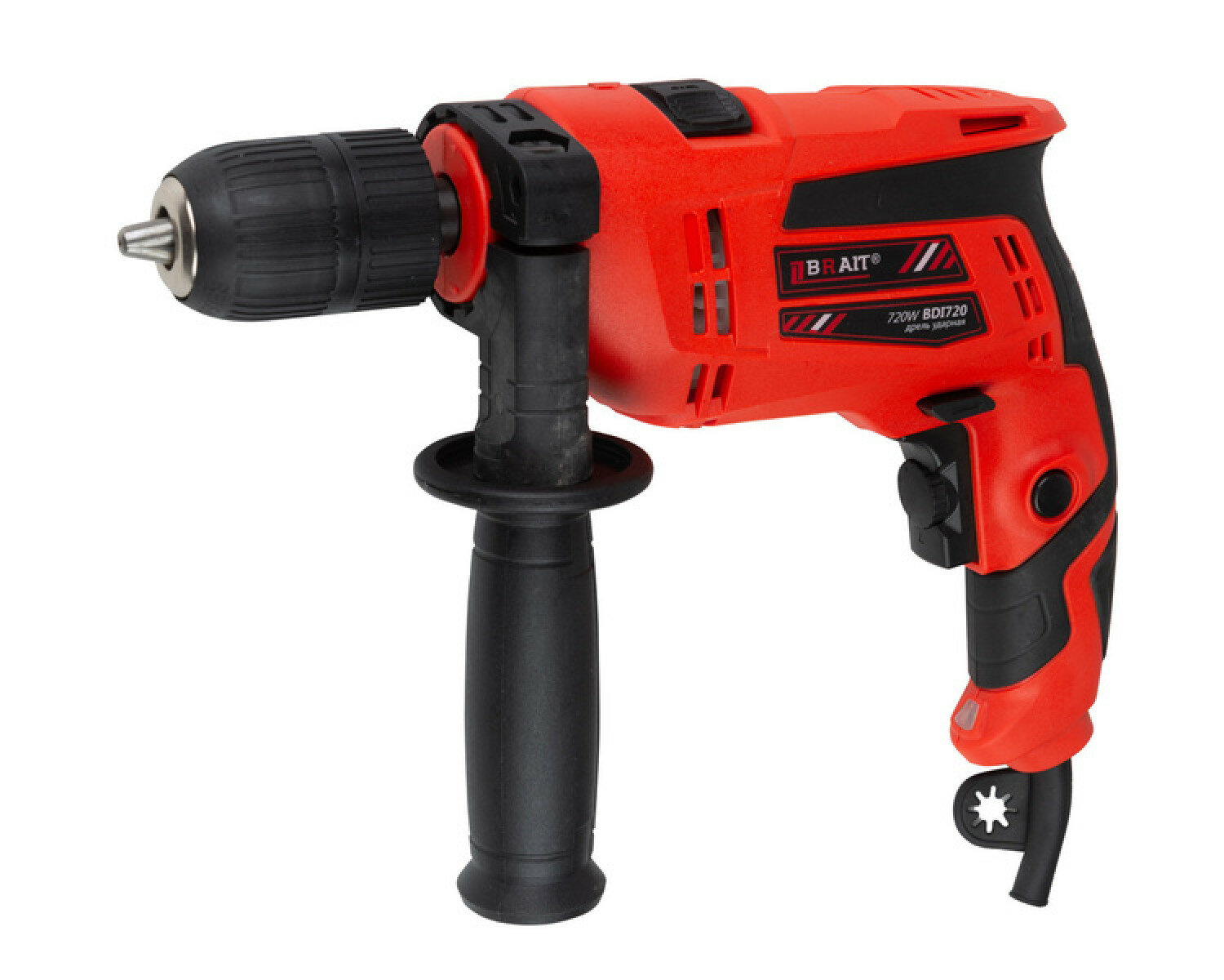Дрель ударная BDI720 (720 Вт, 13мм самозажимной патрон; регулировка ск; реверс)