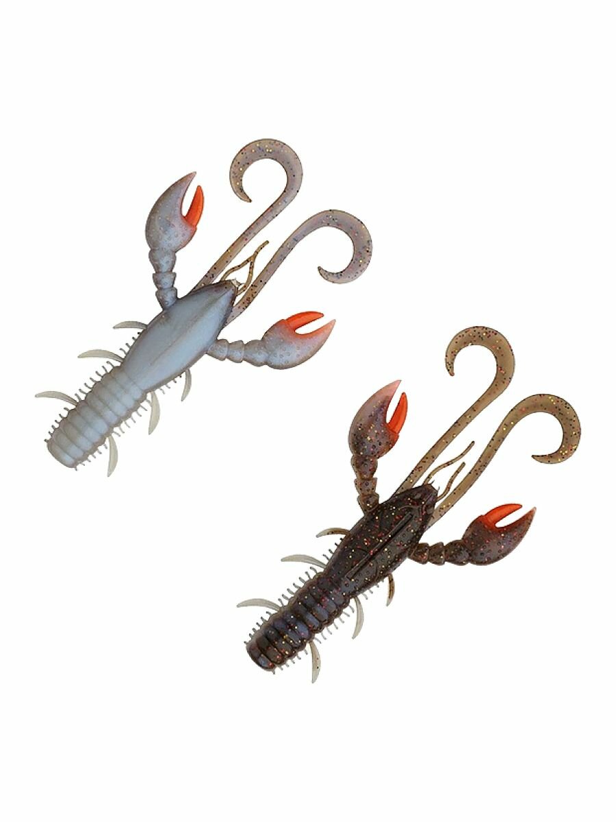 Приманка мягкая рак Berkley Pulse Realistic Craw, 10 см, 6 шт, Signal Cray UV