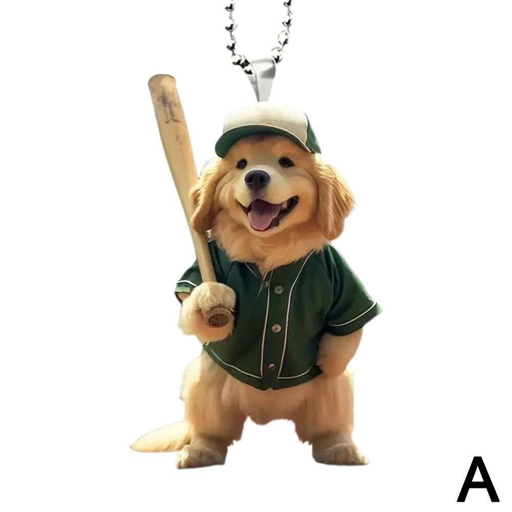 Декоративный кулон, акриловый материал, кулон на зеркало заднего вида автомобиля, плоский 2D, рисунком Жирный кот, брелок