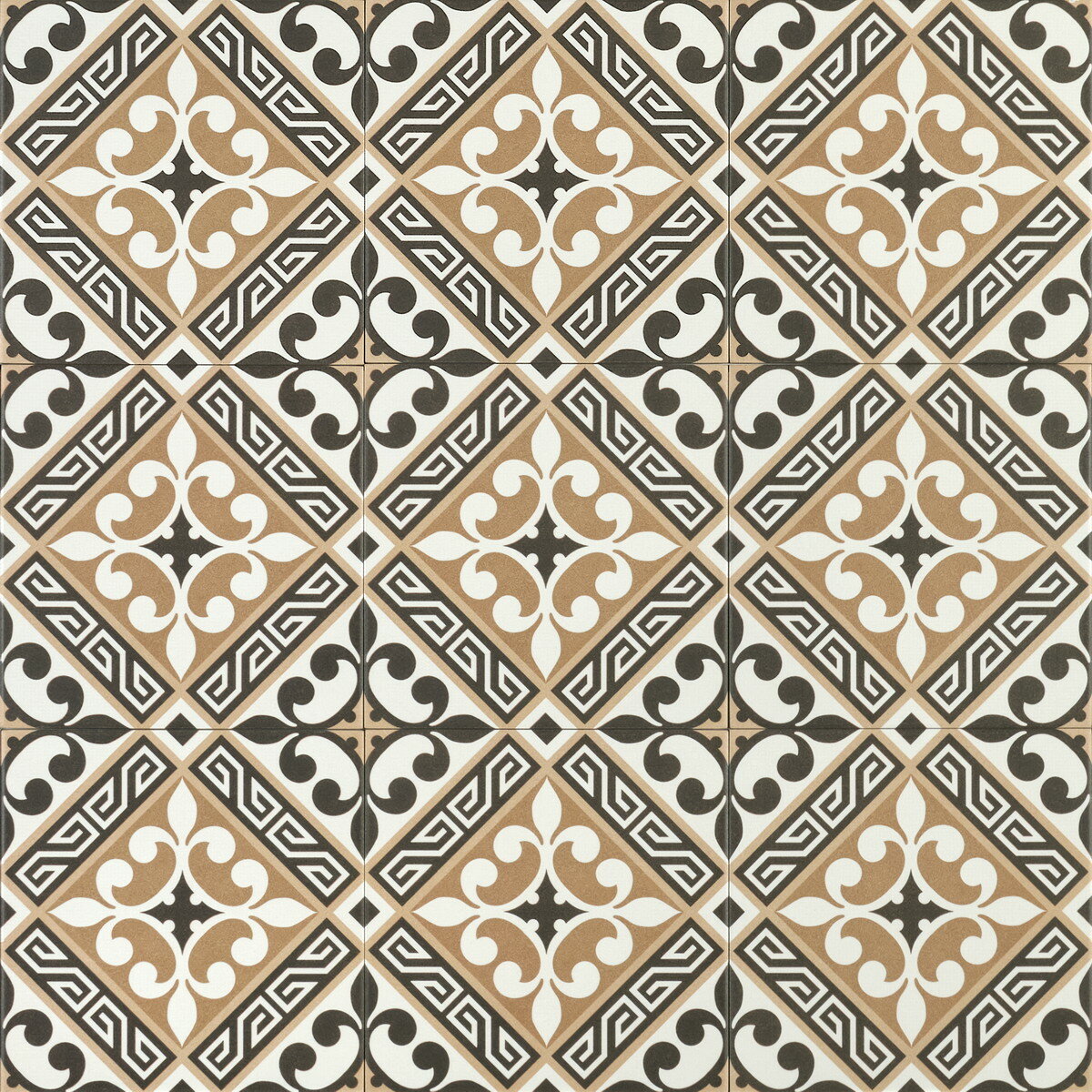 Керамогранит Motto Panther Decor Matt 20x20 N100113 орнамент матовая Износостойкая, Мелкоформатная, Морозостойкая, морозостойкая