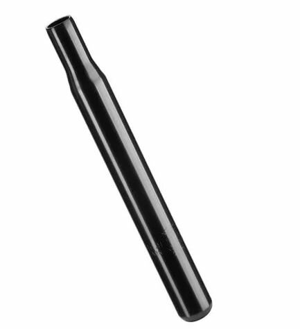 Подседельный штырь UNO, алюминевый 6061 TUBE CANDLE TYPE, D25.0 27.2mm X L300mm, NO OFFSET. Черный