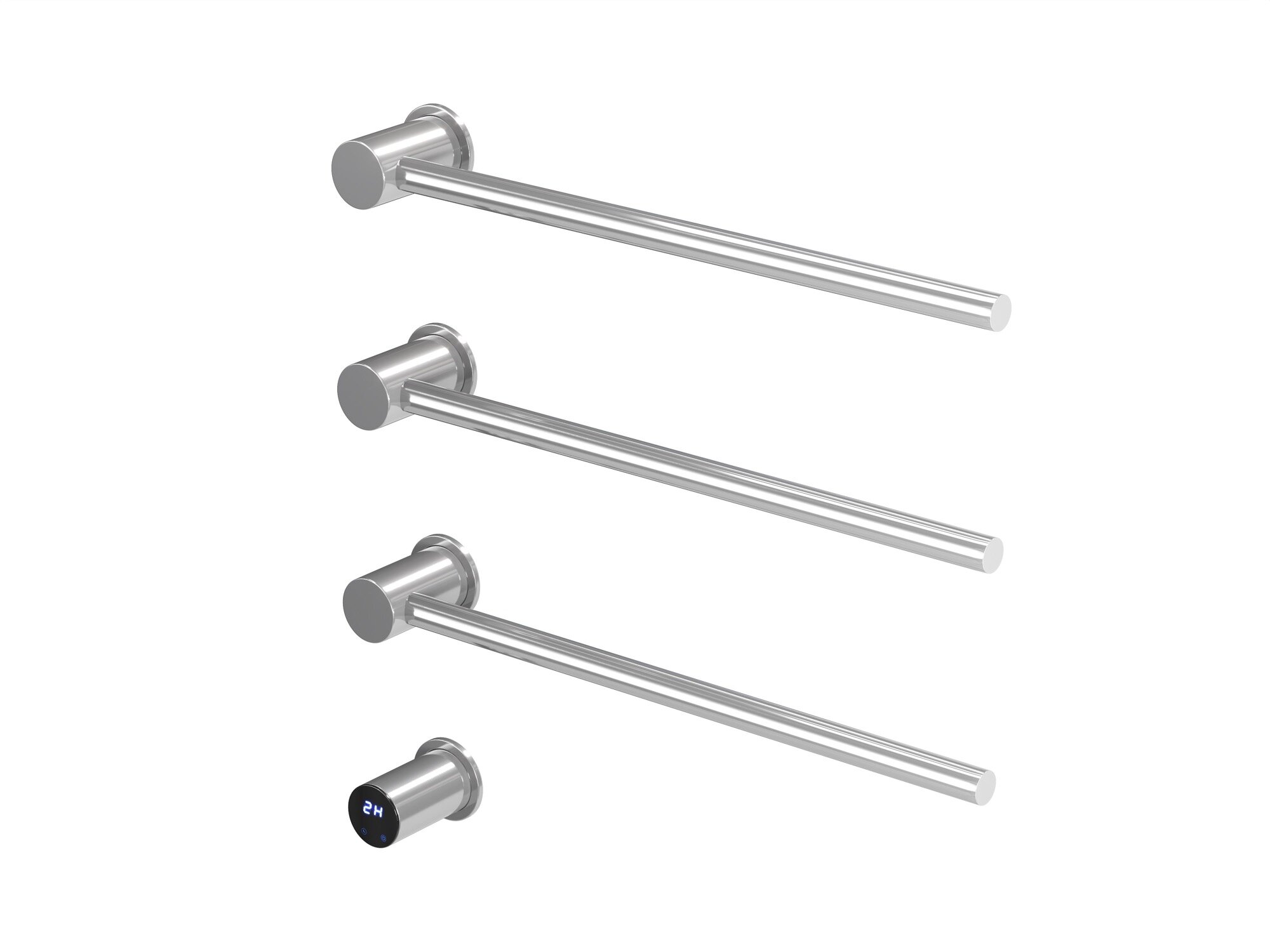 HB-006-3CH Хром Полотенцесушитель встраиваемый электрический