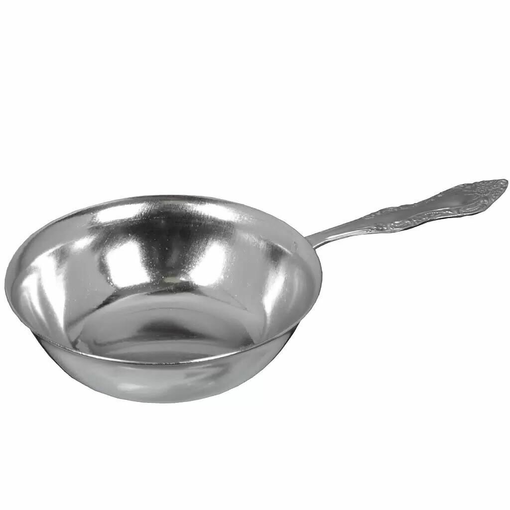 Кокотница Павловский завод им. Кирова из нержавеющей стали, 0,115 л, круглая, Тройка