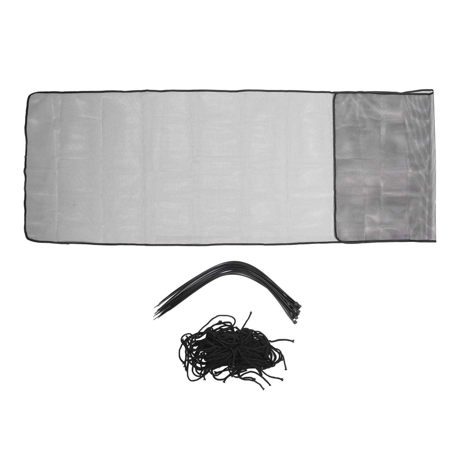 Защитная сетка из сетки, толстая, 118,1 x 35,4 дюйма, для ограждения террасы, балкона, квартиры, черная.