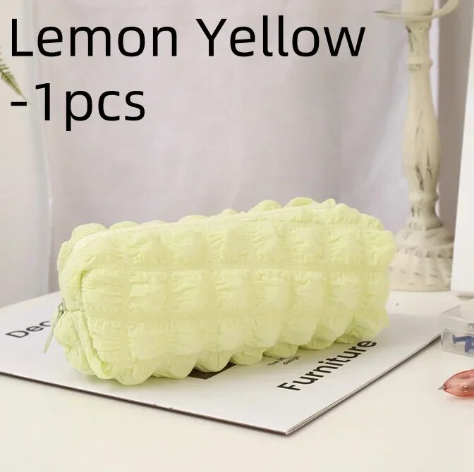 INS милый пенал с пуфами, корейские канцелярские принадлежности, чехол для ручек, кошелек для монет, большой вместительный пенал, школьные принадлежности, пенал