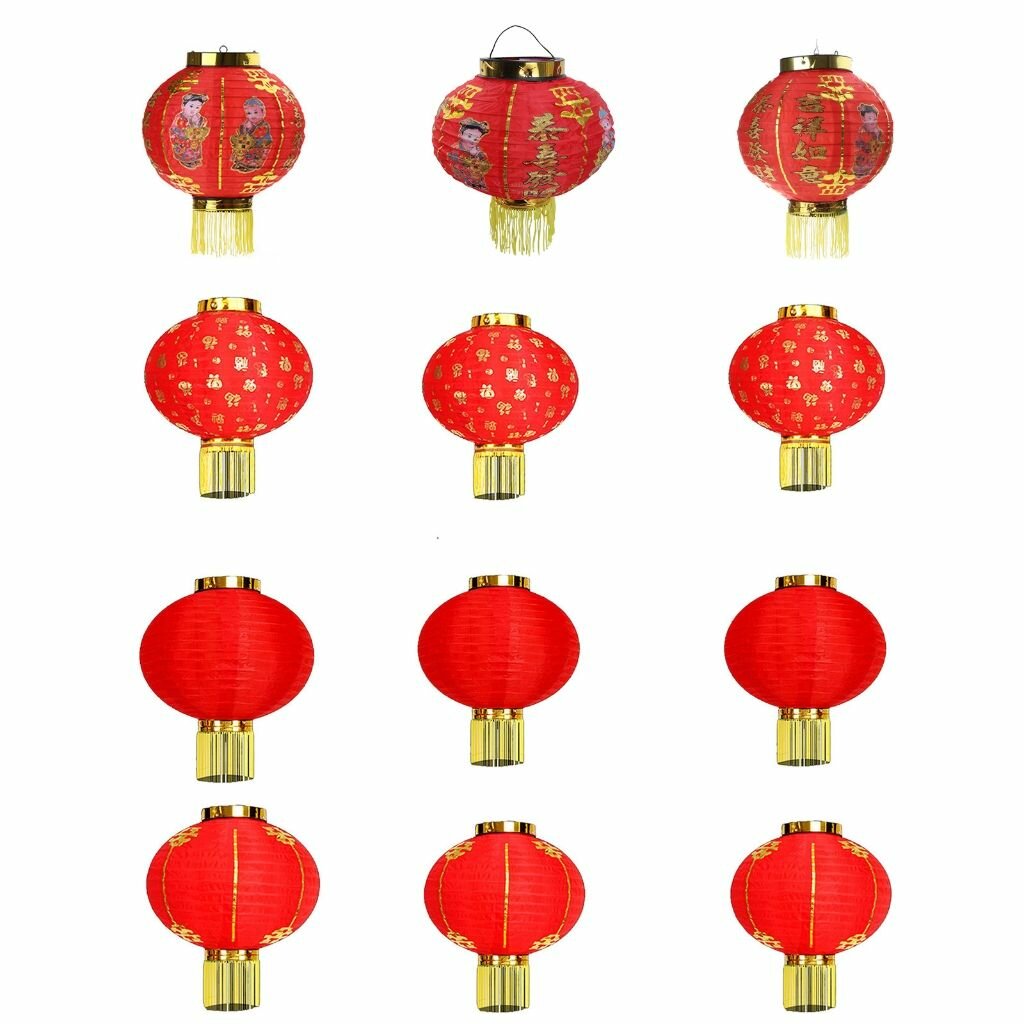 Китайский стиль подвесных фонарей для празднования Нового года и Весеннего фестиваля, - L - Стиль1