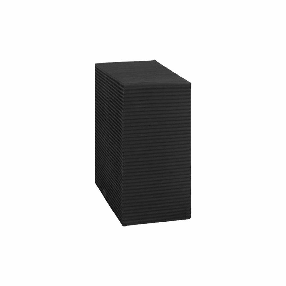 Активированный уголь для очистки воды в аквариумах - черный, размеры 10x10x5см и 10x10x10см