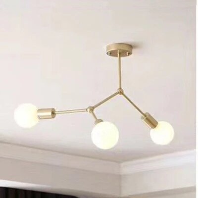 TIRVOSE Потолочная люстра дерево черный/белый E27