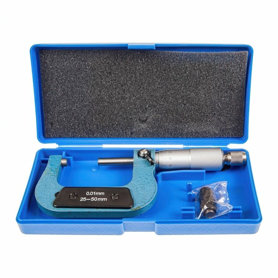 Микрометр механический 25-50мм 0.01мм, арт ER02550 эврика