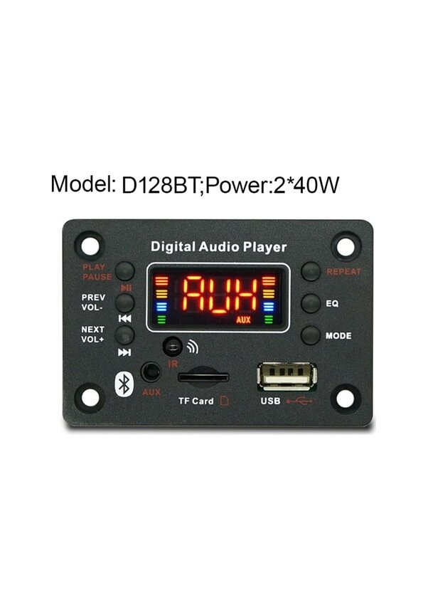 Плата декодера стерео MP3-усилителя 2x40 Вт