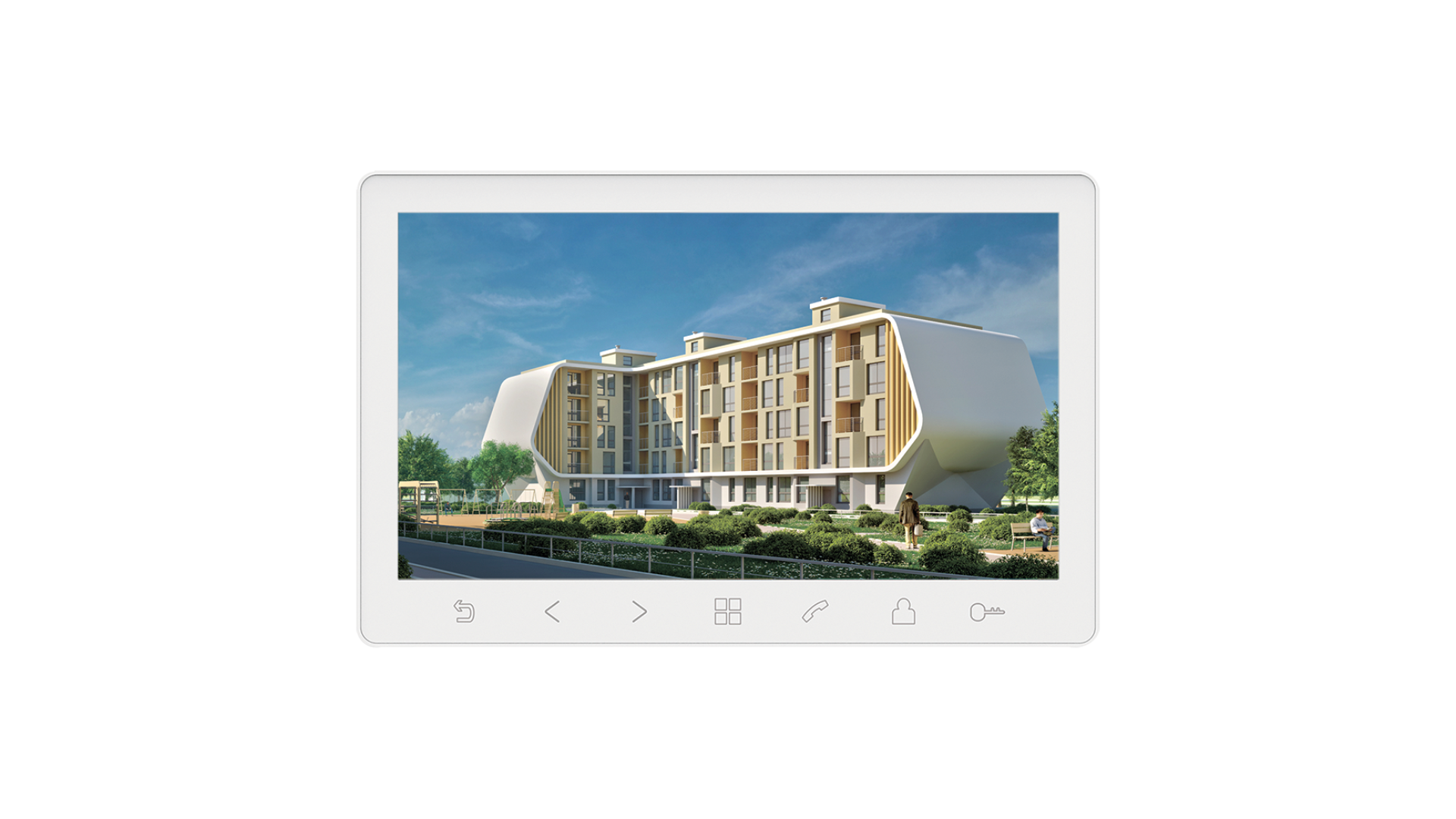 Монитор видеодомофона Tantos Prime HD SE (White), 7" , сенсорный