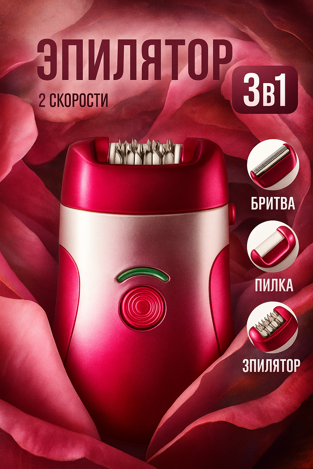 Депилятор женский, эпилятор беспроводной, уход за тело, кожей, в зоне бикини, подмышках