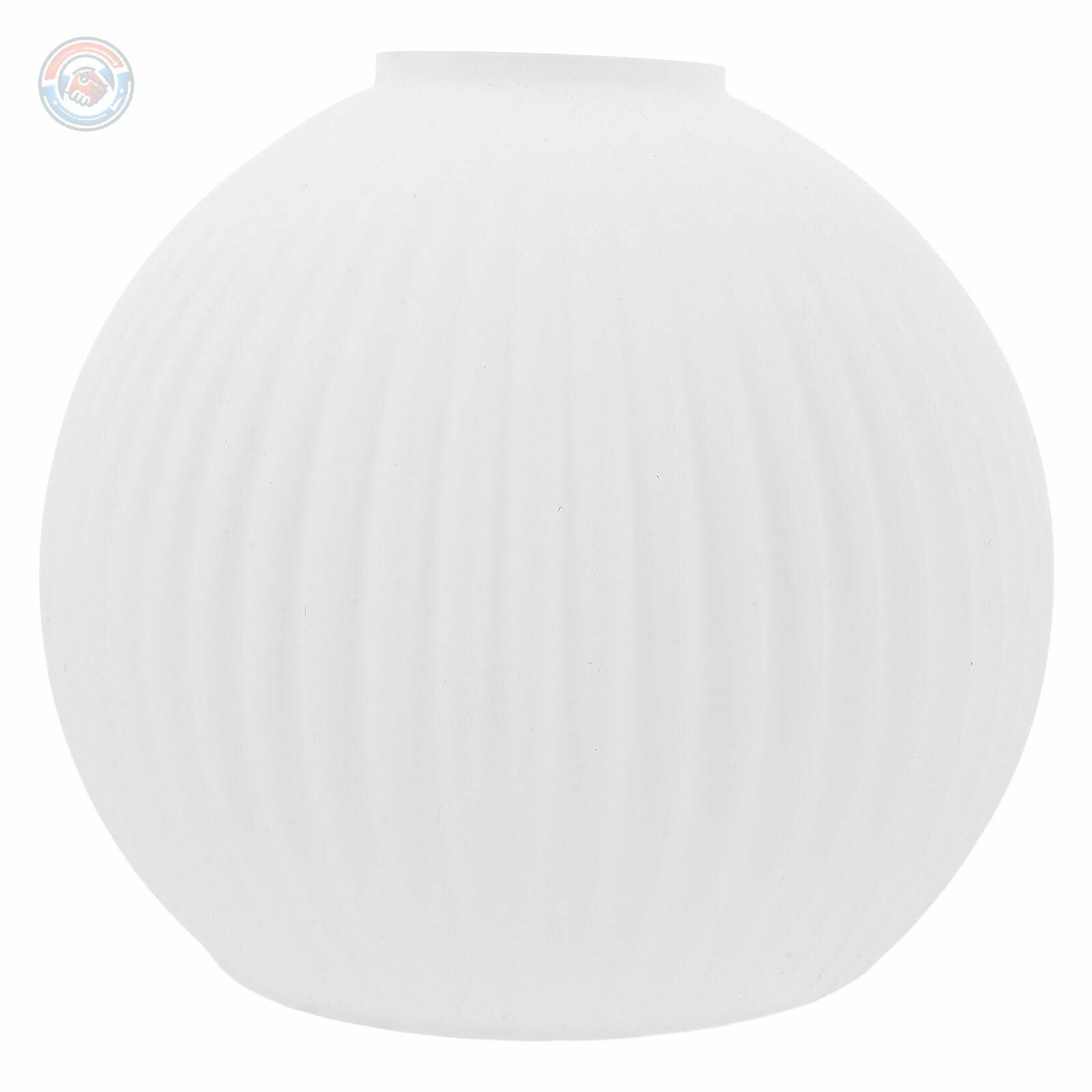 Сменный стеклянный шарообразный абажур белого цвета для люстр и подвесных светильников, круглый молочно-белый рассеиватель света для современного интерьера