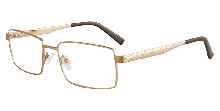 Мужские очки Titan 82011 C1 Gold, Бежевый, 1.61, Единая версия, Анти-синий луч + фото-серый