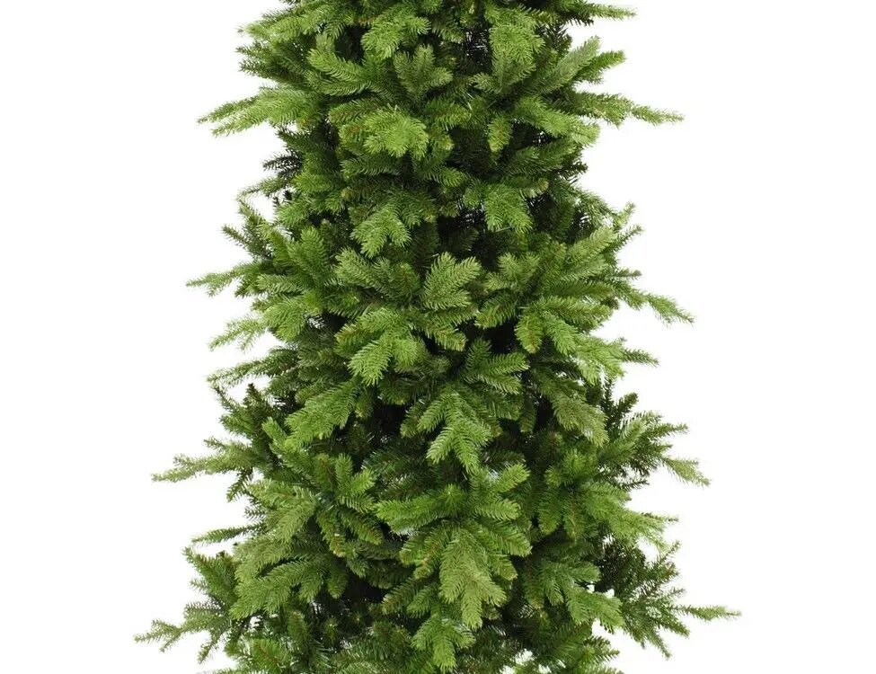 Искусственная елка "Сосна изумрудная пристенная"/угловая (литая хвоя РЕ+PVС), 2,15 м, Triumph Tree