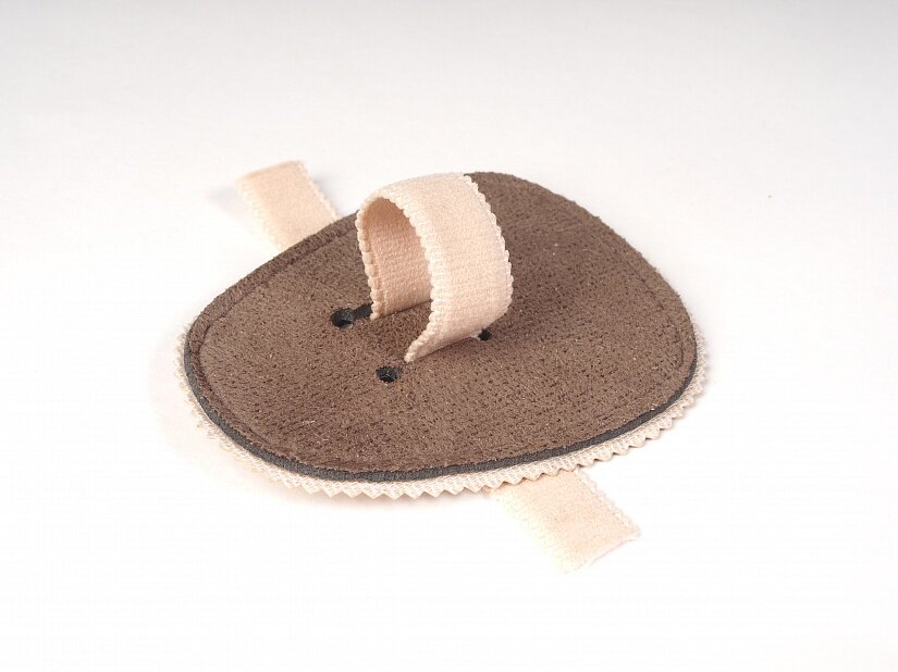 Выпрямитель для пальцев Атлетика К-916, кожаный, универсальный размер