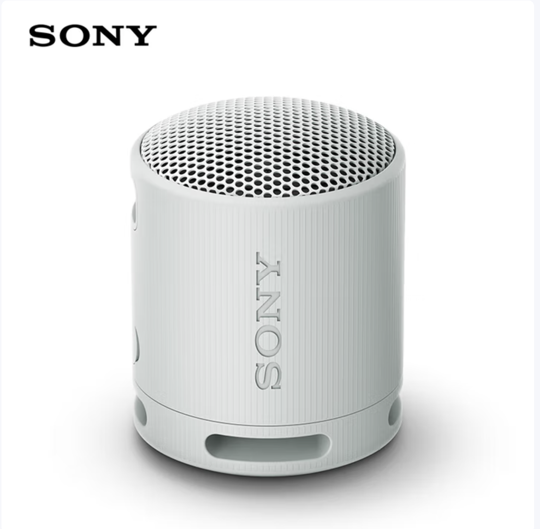 Портативная Bluetooth-колонка SONY SRS-XB100 Mini, время автономной работs 16 часов, IP67, белое