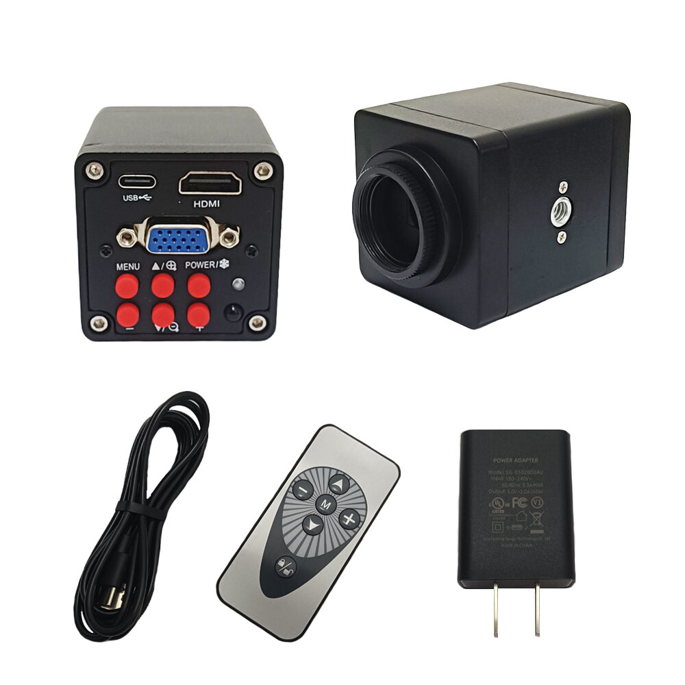 Камера цифрового видеомикроскопа типа C 20MP HDMI VGA для ремонта тринокулярной лаборатории
