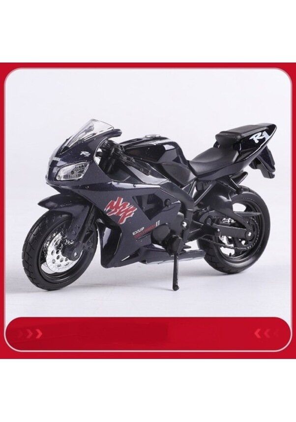 Модель мотоцикла Yamaha Yzf-r1 1:18, игрушечная модель мотоцикла на основе мотоцикла, красочная игрушечная машинка для детей от 9 лет, менее 50 деталей