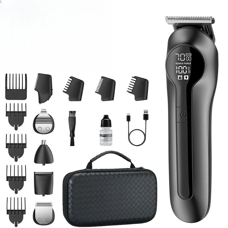 Xiaomi Youpin 6-в-1 Триммер для волос, серый