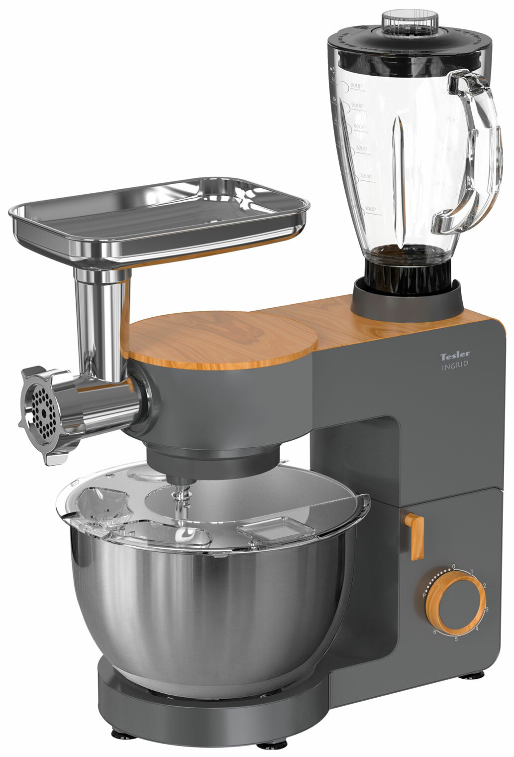 Кухонная машина Tesler KM-1640 GREY