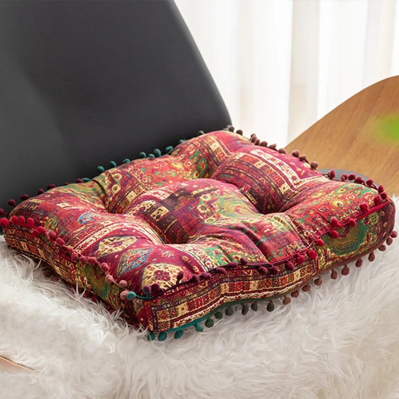 Квадратная подушка из хлопка и полиэстера 40cm,