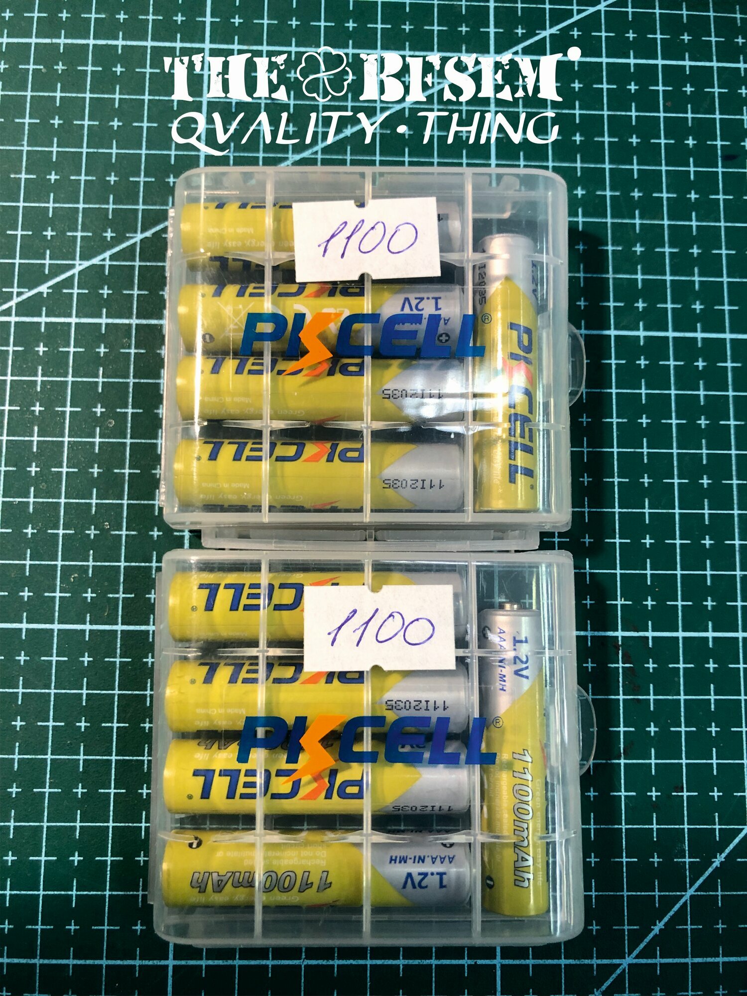 Аккумулятор PKCELL AAA Ni-Mh 1100 ( комплект-10 шт.) + 2 бокса для хранения