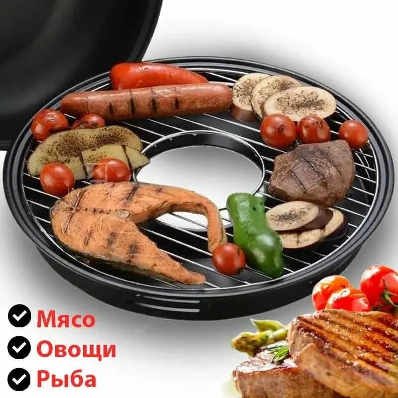 Beifeier Сковорода-гриль baking pan, 30 см, с крышкой, со съемной ручкой