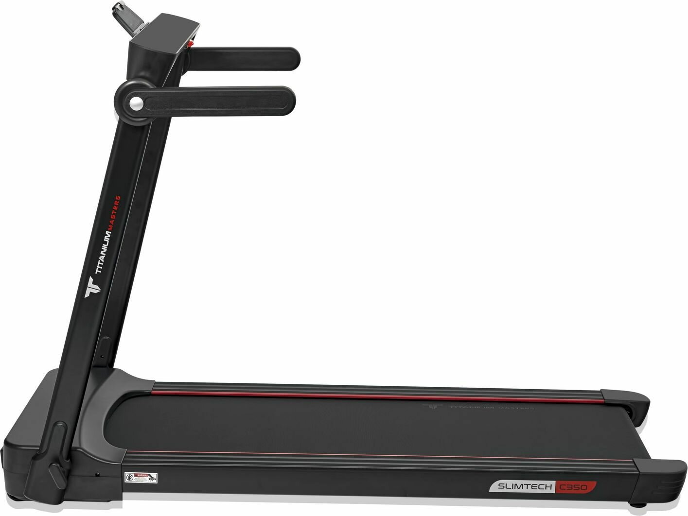 Беговая дорожка Titanium "Masters Slimtech" C350, для дома, черная