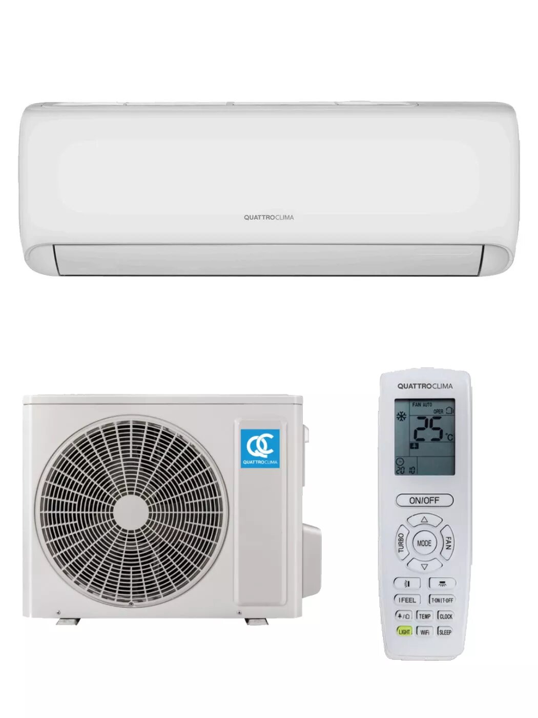 Кондиционер QUATTROCLIMA QV-LA09WAE/QN-LA09WAE серии Lanterna inverter (комплект)