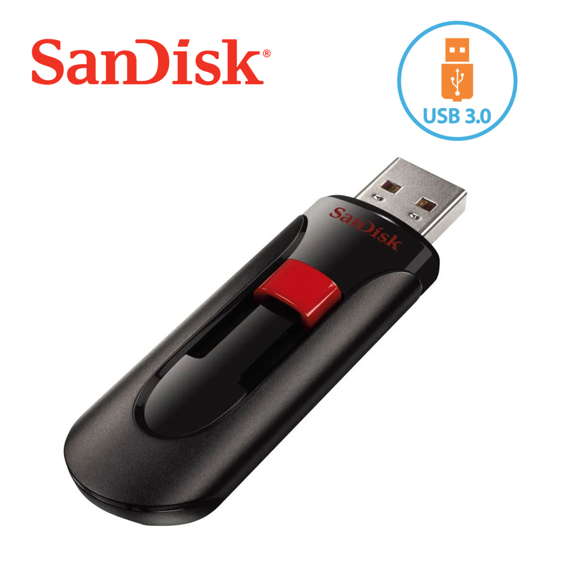 USB Флеш-накопитель SanDisk Cruzer Glide USB 3.0 32GB (SDCZ600-032G-G35)